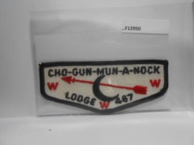 CHO-GUN-MUN-A-NOCK LODGE 467 FLAP F12950 | eBay