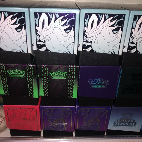 Pokemon EMPTY Tins And Elite Trainer Boxes Lot (Read Desc) | eBay