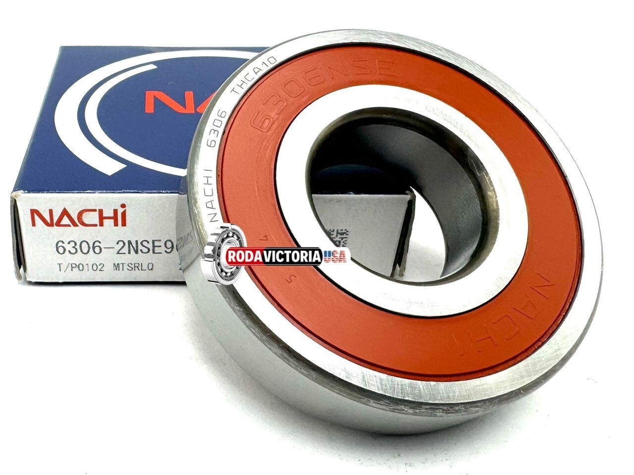 NACHI 6306 2NSE9 DEEP GROOVE BALL BEARING, RUBBER SEALED 30x72x19 mm ...