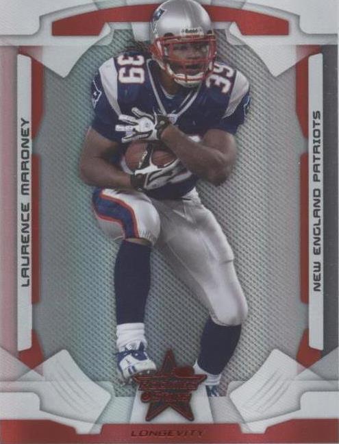 2008 Leaf Rookies & Stars Longevity - Laurence Maroney #59 Ruby /249 ...