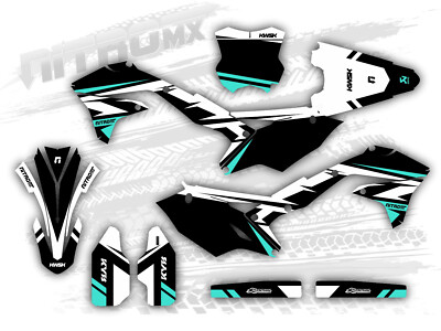 Graphics Kit fits Kawasaki KX 450F KXF 450 KX450F 2016 2017 2018 Decals ...