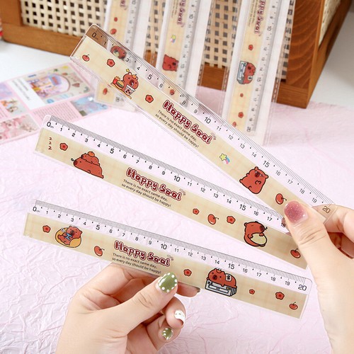 Cute Capybara Ruler Straightedge Protractor Multifunctional Portable Measuring | eBay Australia