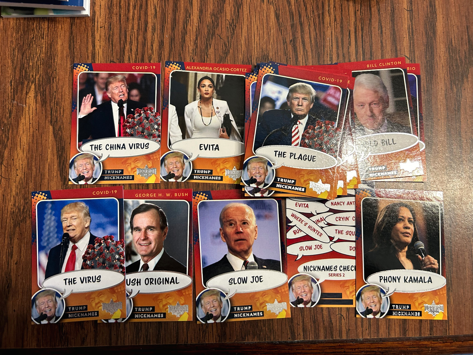 DECISION 2020 POLITICAL TRADING CARDS SERIES 2 - TRUMP NICKNAMES - YOU ...