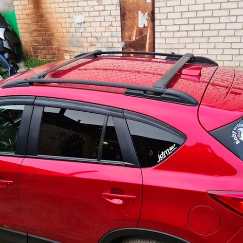 To fits Peugeot Rifter Since 2018 Cross Bars Roof Rack Black Set | eBay