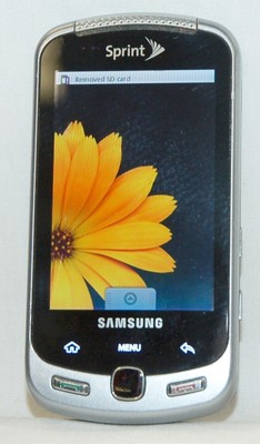 Samsung Moment SPH-M900 Android Sprint 3G Cell Phone BLACK slider ...