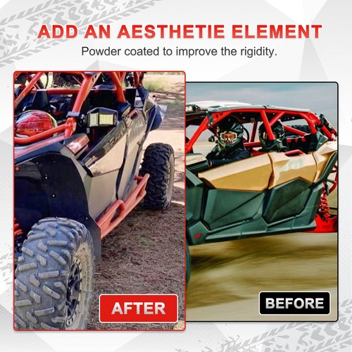 Nerf Bars Rock Sliders for 2017-2024 Can-Am Maverick X3 Max - 4 Seater ...