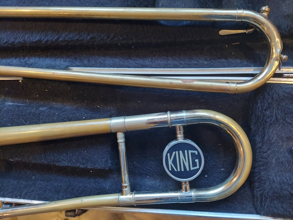 King 606 Trombone, USA, w/ case and mouthpiece, Acceptable Condition | eBay