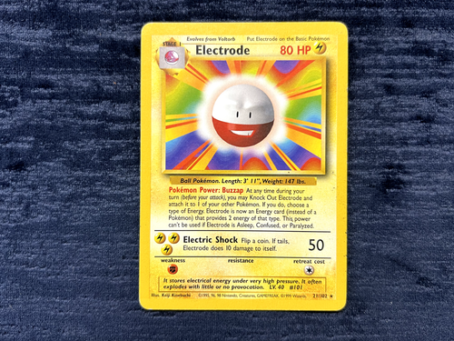 Electrode 21/102 Unlimited Base Set Pokemon Card NM | eBay