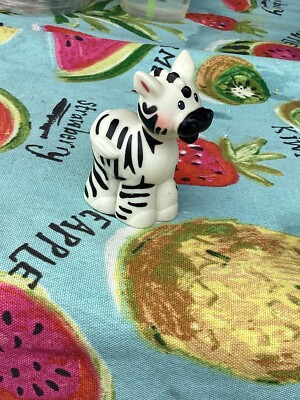 Fisher Price Little People Zebra Animal Figure Noah's Ark Striped ...