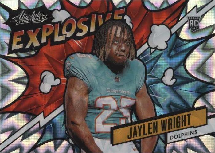 2024 Panini Absolute - Explosive Jaylen Wright #EX-JWT (RC) for sale online | eBay