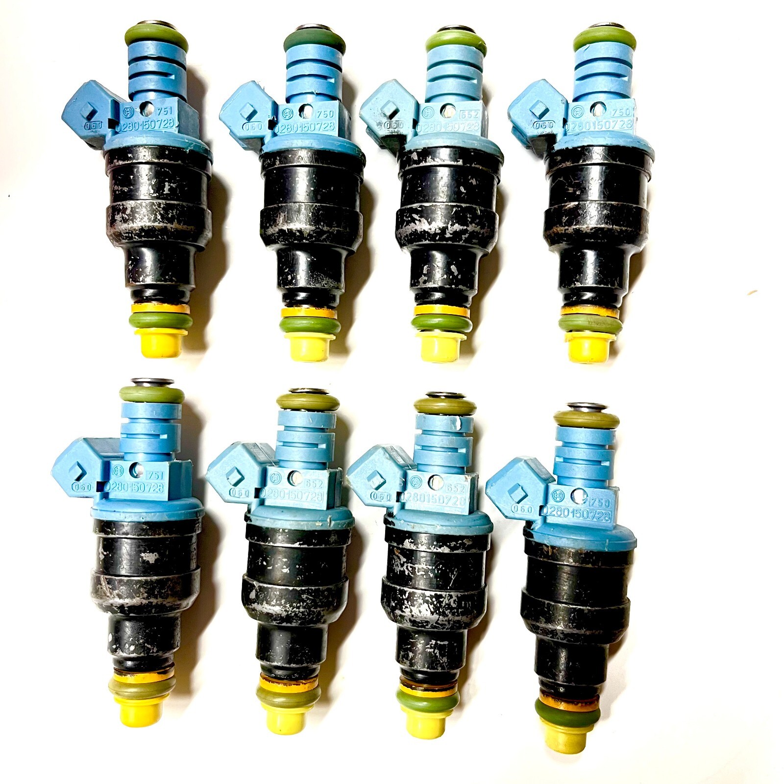 Motor Man | 0280150728 E7TE-B1B Bosch matched fuel injectors for Ford ...