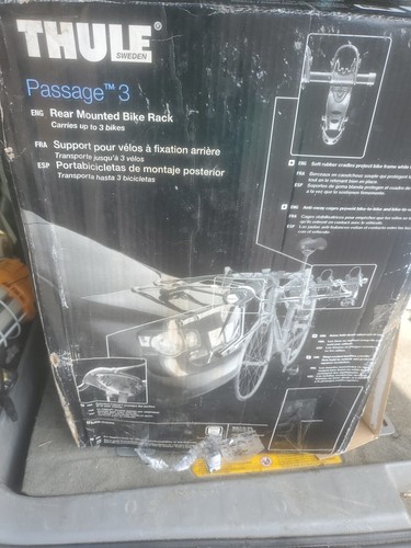 New Thule Passage 3-Bike Trunk Rack - Black - 911XT - Carrier FREE ...