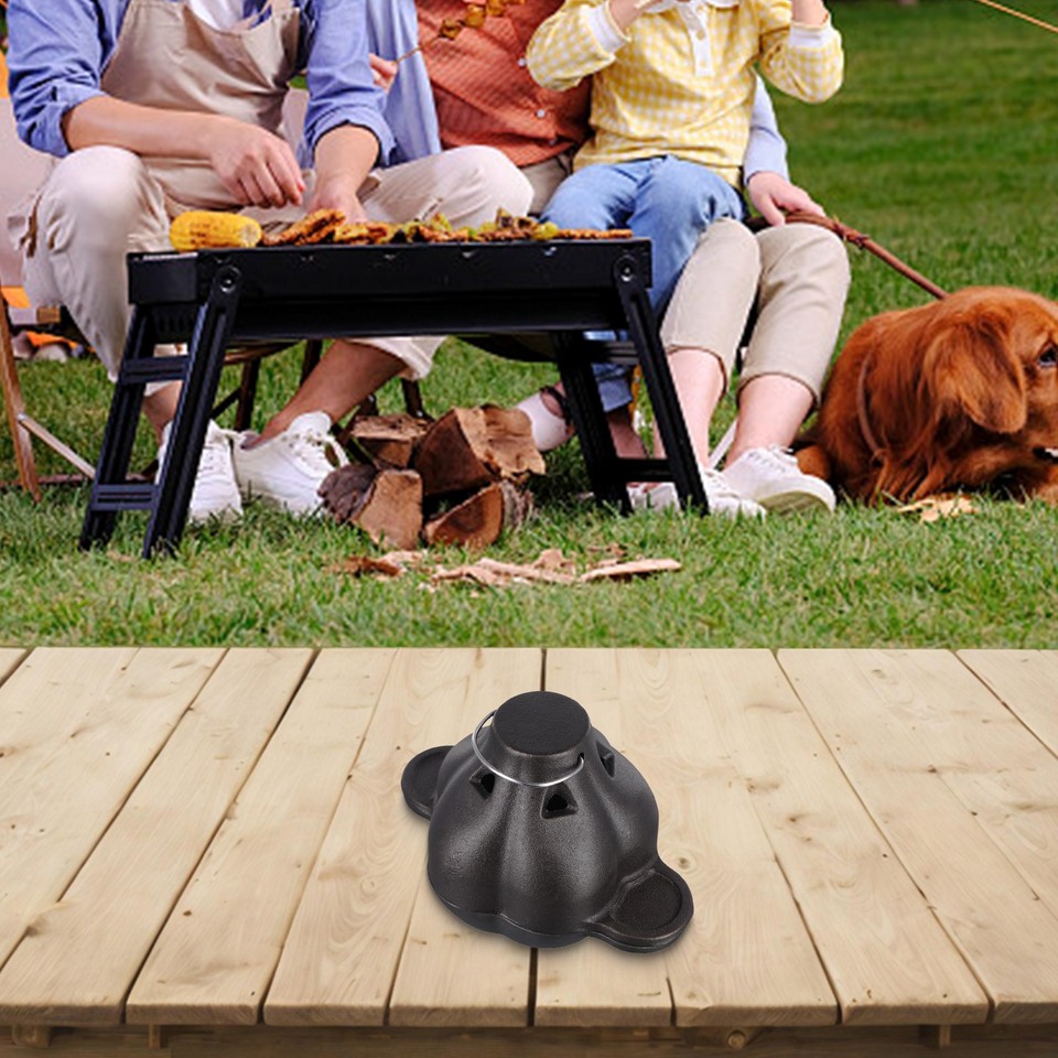 Griller for BBQ Delicious Grilled Veggies Meats Cast Iron Construction ...