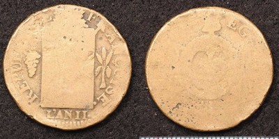 *France Revolutionary Copper Coin 1700s [E5341]7c7 | eBay