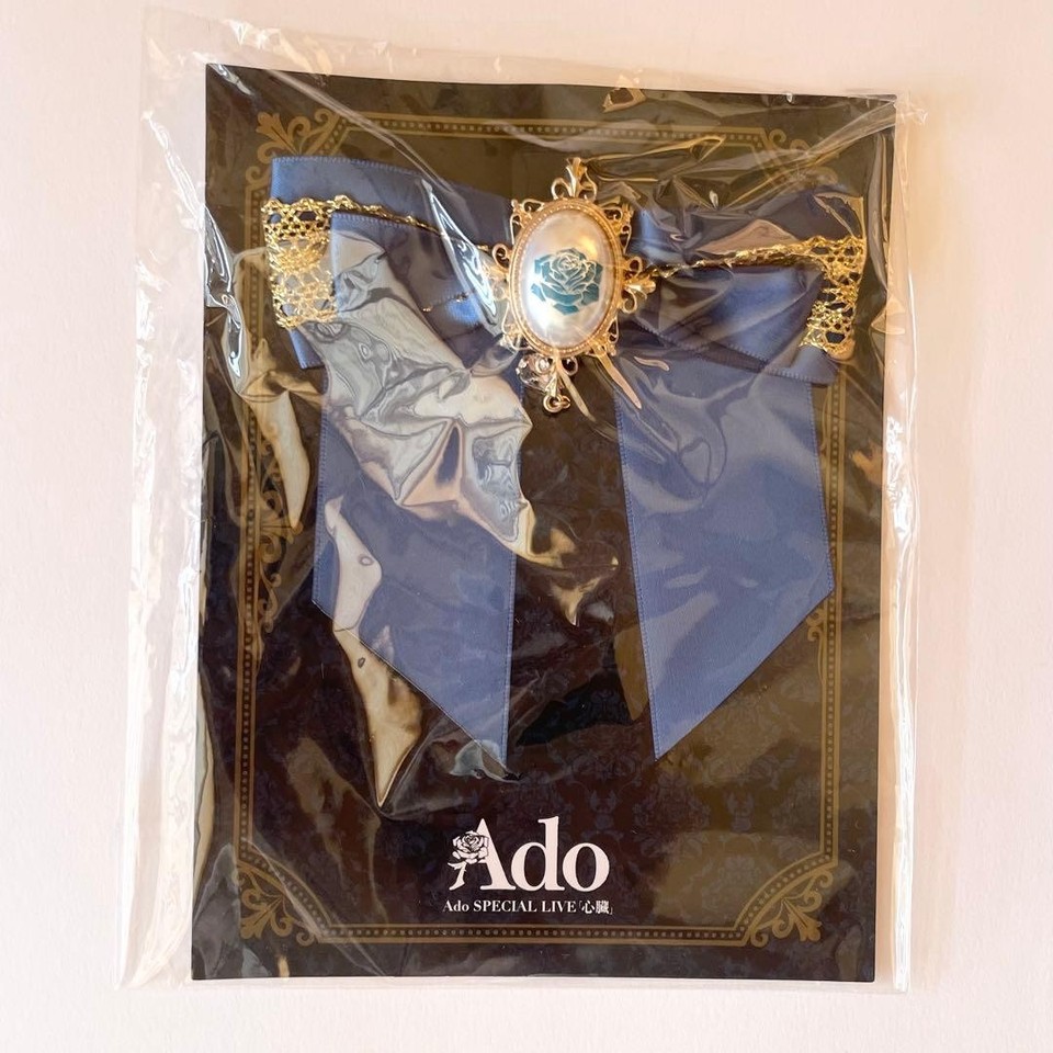 Ado Blue Rose Preserved Flower & Brooch Set SPECIAL LIVE 2024 Heart VIP ...
