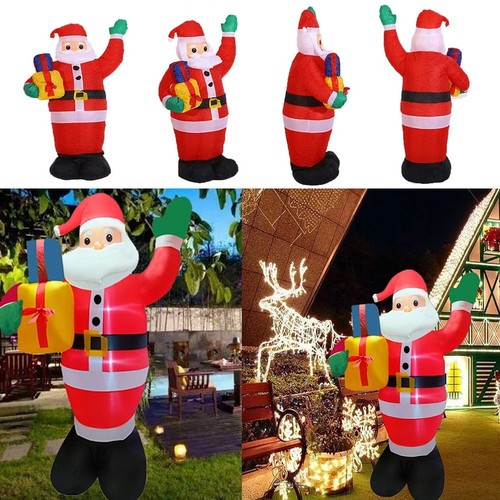Inflatable Santa Claus Santa Claus Light-up Dolls Inflatable Model Toys ...
