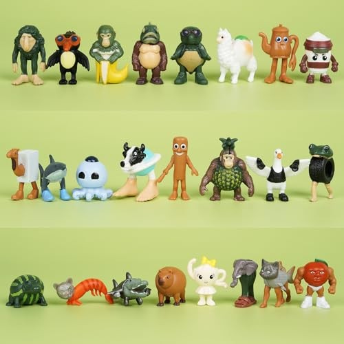 24-Piece Italian Brain Lot Figures Tuntuntunsahur Horror Collection ...