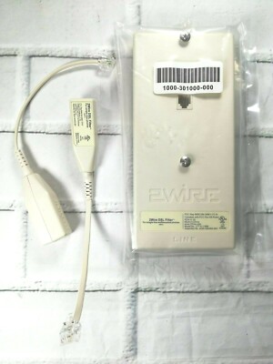 2Wire DSL Filter For Single Wall-Mounted Phones 2Wire LFT4-1 (With 2 ...