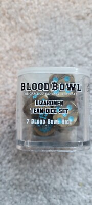 Blood Bowl Lizardmen Team Dice Set - Brand New, Limited Edition | eBay