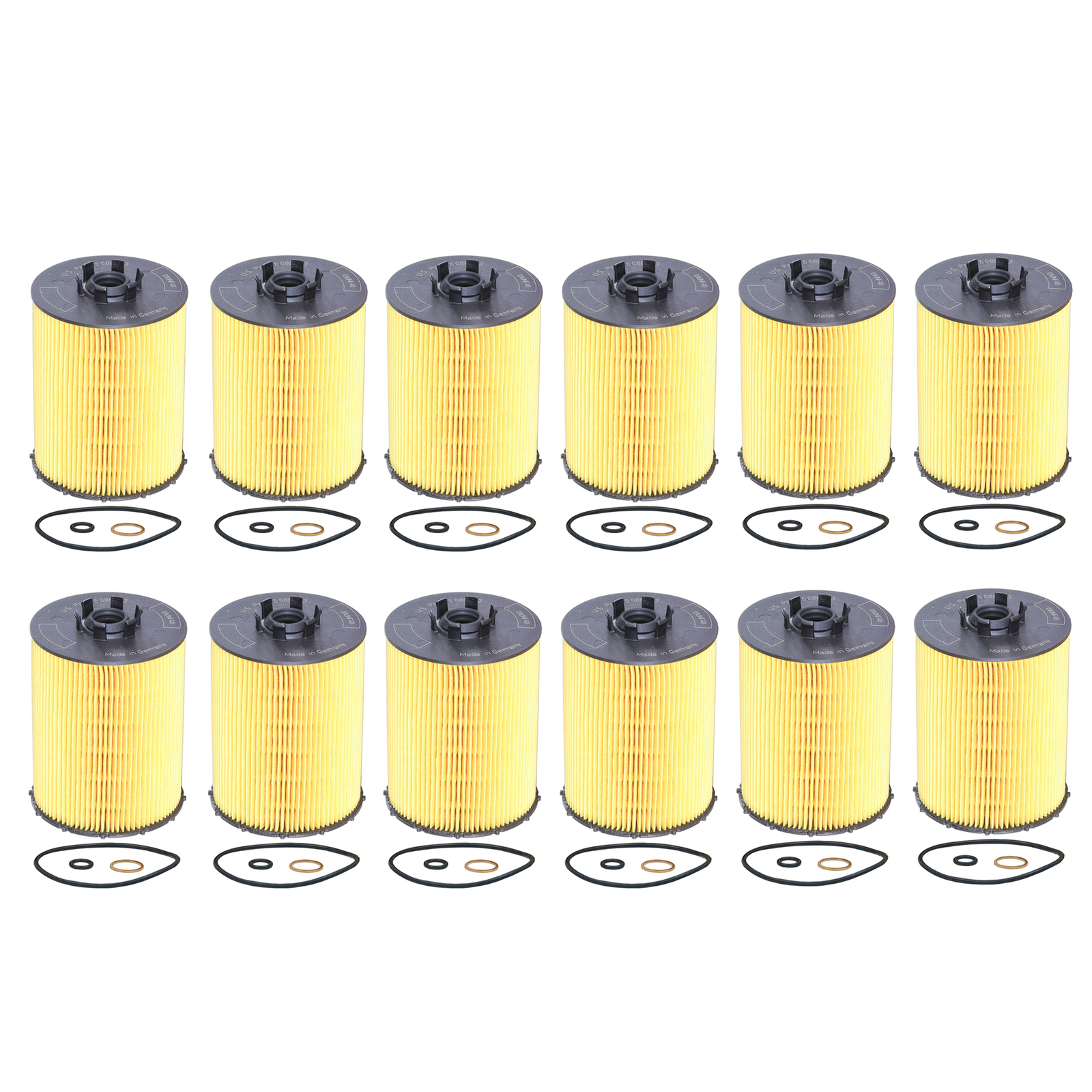 Wix 57175 Engine Oil Filter Set (Cartridge Lube Metal Free Filt) (12 ...