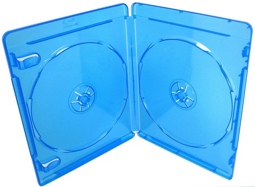 Quality Bluray Blu-ray Cover Cases BD-R Disc Single Double Holds 6 11mm ...