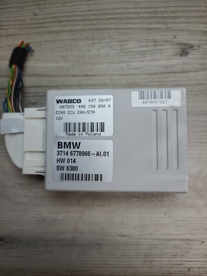 07-14 BMW X6 X5 E70 Chassis ECM Air Suspension Control O | eBay