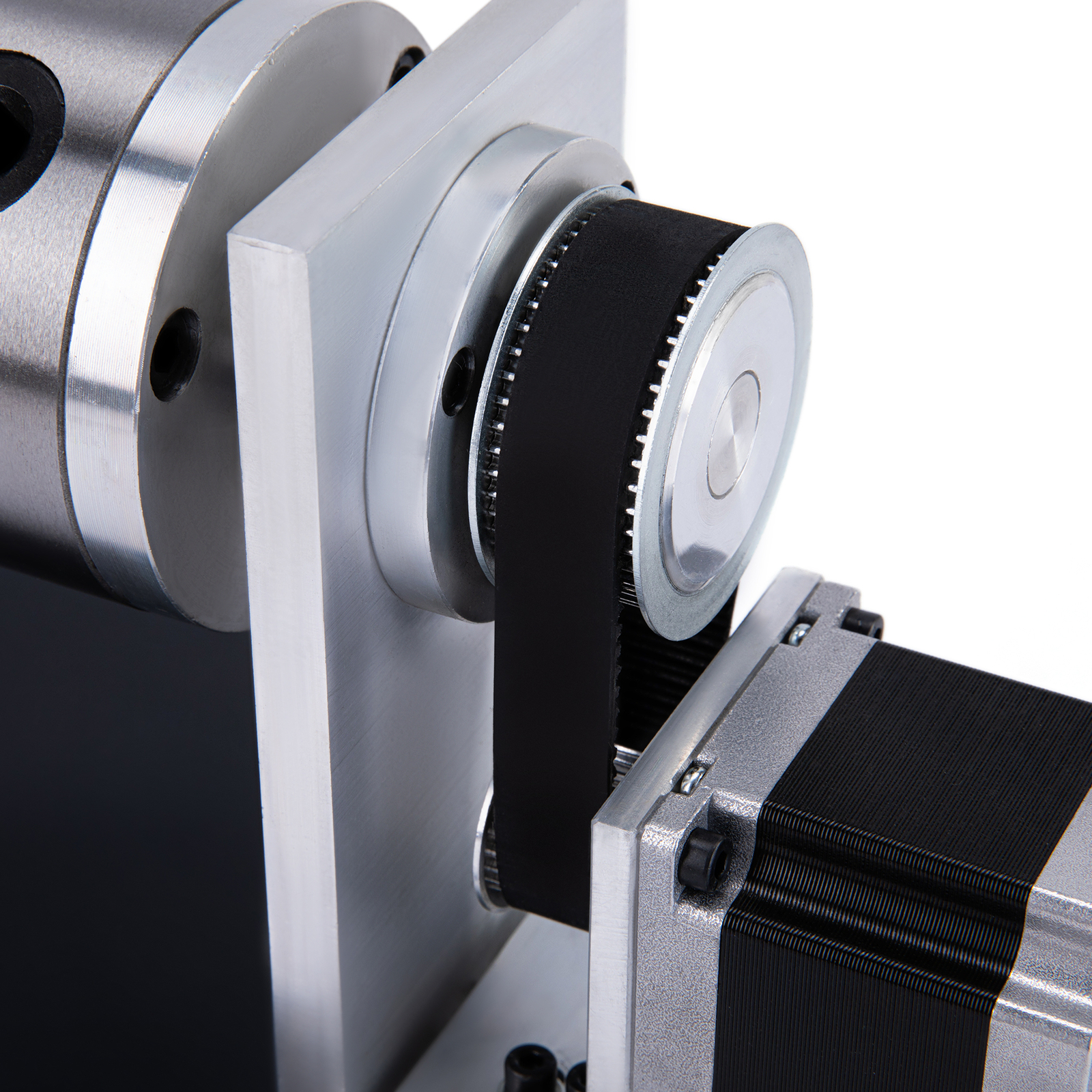 OMTech Rotary Axis Attachment with 3-Jaw Chuck for 50W and up CO2 Laser ...