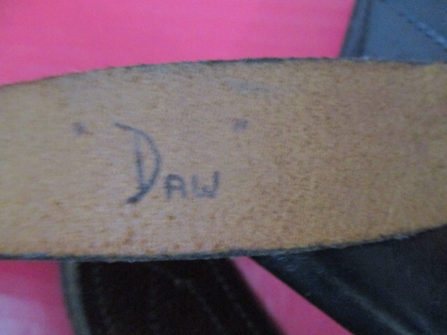 WWI Era USMC Officer's Leather Sam Brown Browne Belt w/Shoulder Strap ...