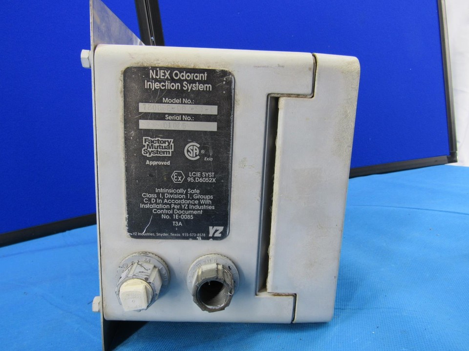 YZ SYSTEMS- SENTRY 4 NJEX N200 ODORANT INJECTION SYSTEM USED #2 | eBay
