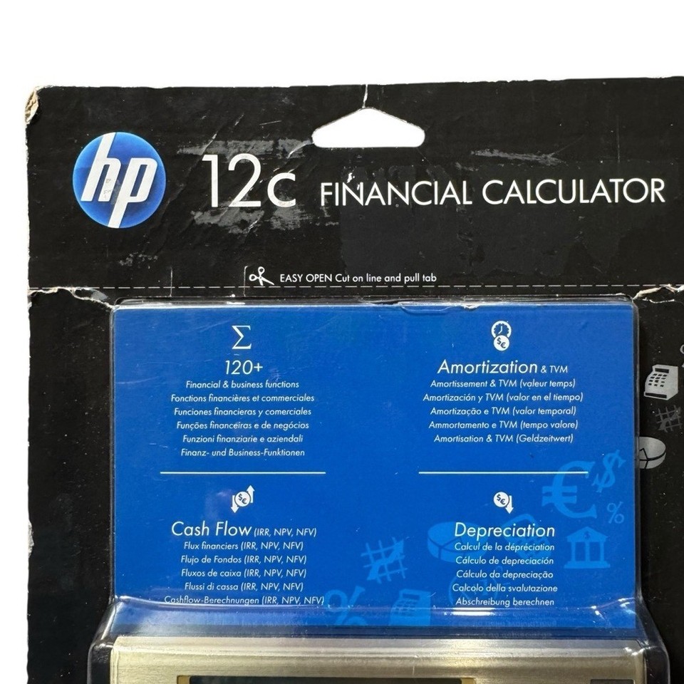 NEW HP 12C Financial Calculator Hewlett Packard | eBay