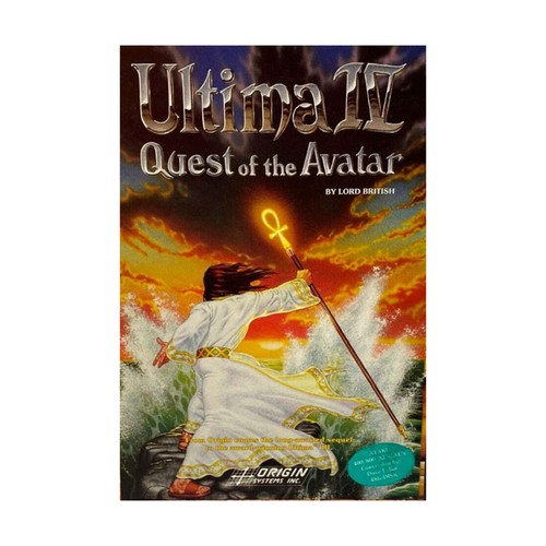 Origin Systems Ultima IV - Quest of the Avatar VG+/EX | eBay