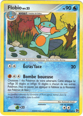 Pokémon n° 46/106 - FLOBIO niveau 23 - PV90 (5249) | eBay