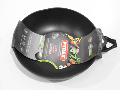 Pyrex RP28BW4 Origin+ Induction Non-Stick Wok, 28cm (Handle Broken ...