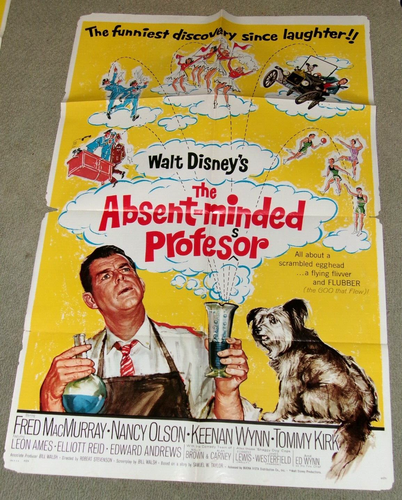 The Absent-Minded Professor Original 1sh Movie Poster | eBay