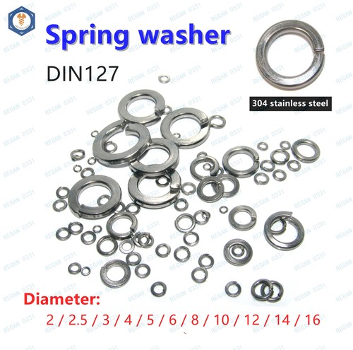M1.6 to M12 Stainless steel Spring lock washers,Square ends Spring ...