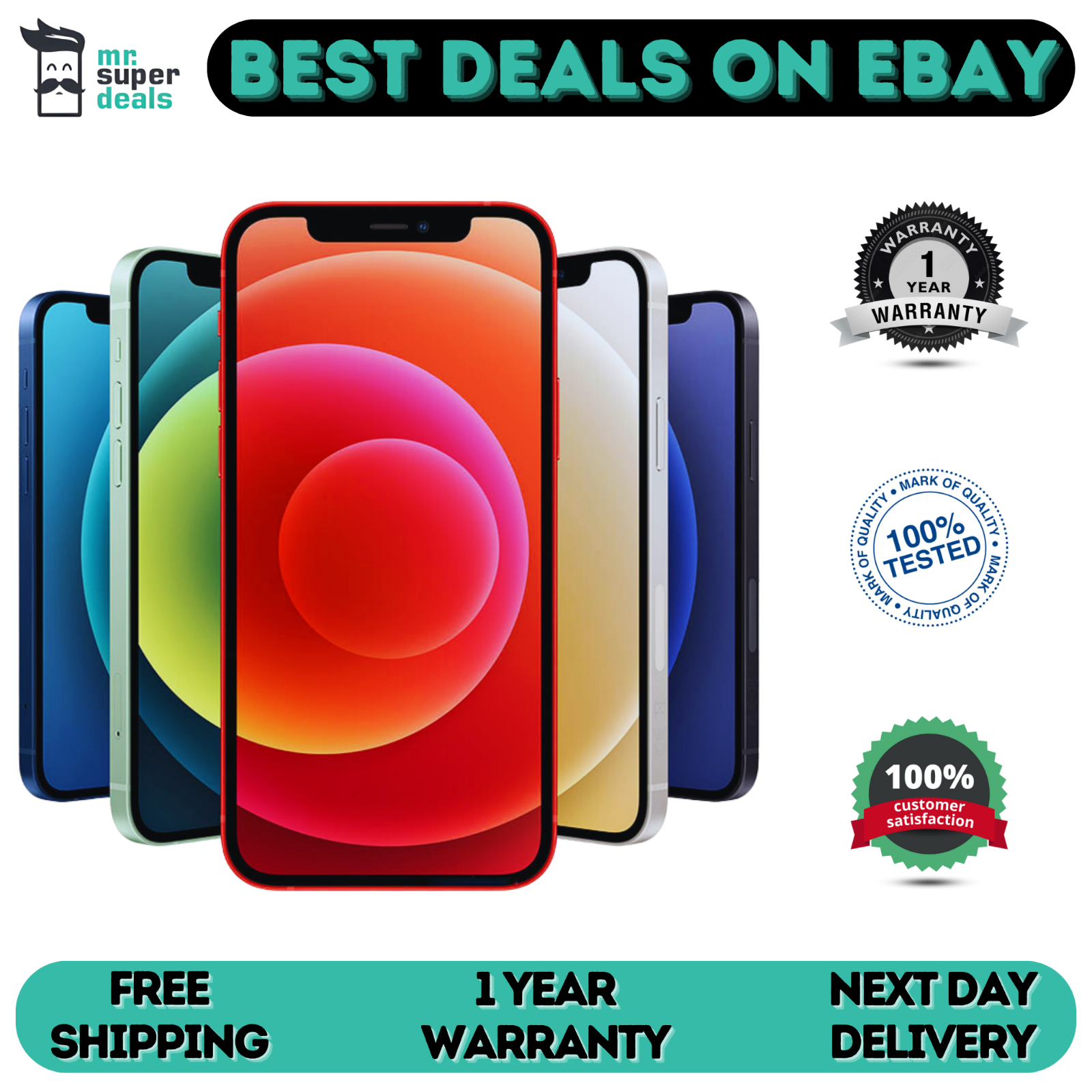 NEW Apple iPhone 12 Mini 64GB - 5G Unlocked Best Battery - reSEALED BOX ...