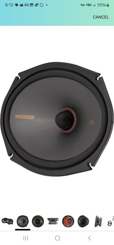 Kicker KS-Series 51KSS269 6x9-Inch 4 Ohms 2-Way Component Speaker ...