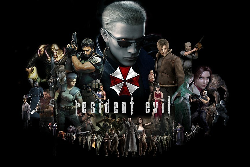 Resident Evil Character Collage Poster 24X36 inches | eBay