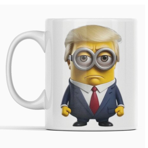 Donald Trump Minions Funny Amusing 11oz Ceramic White Coffee Mug | eBay