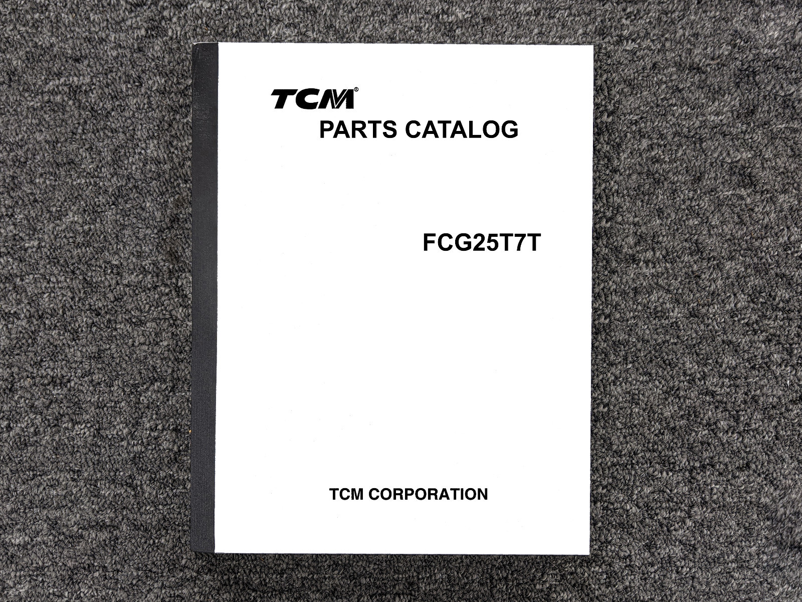 Tcm Forklift FCG25T7T Parts Catalog Manual | eBay