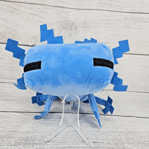 Minecraft Axolotl Plush Toy - Blue - Soft - 12" Inches Long w/ Tail ...