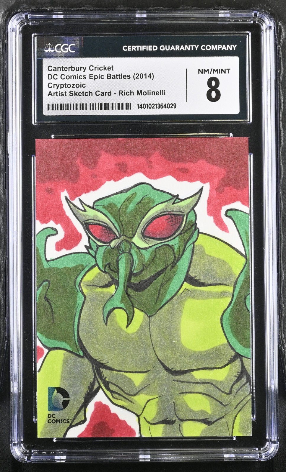 DC Artist Sketch Card 1/1 - Canterbury Cricket - Rich Molinelli - CGC 8 ...