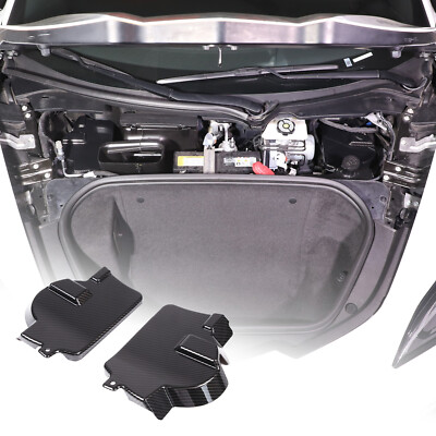 ABS Carbon Fiber Front Strut/Shock Tower Cover For Corvette C8 2020-UP ...