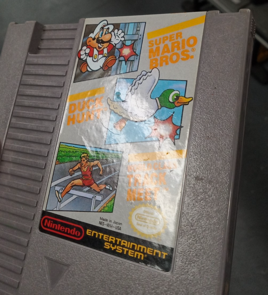 (MA2) Super Mario Bros / Duck Hunt / World Class Track Meet Nintendo ...