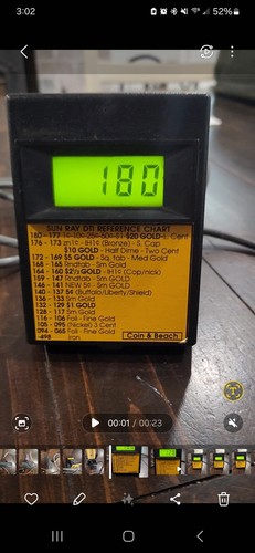Rare Sun Ray DTI - Minelab Sovereign Metal Detect VDI Meter With ...