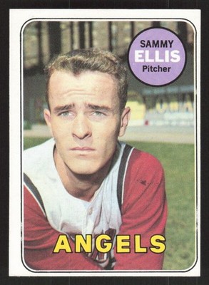 1969 TOPPS SAMMY ELLIS 32 EXMT BASEBALL CALIFORNIA ANGELS | eBay
