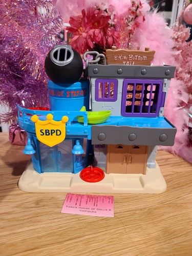 IMAGINEXT 2014 SPONGEBOB BIKINI BOTTOM POLICE STATION-JAIL PLAYSET! | eBay