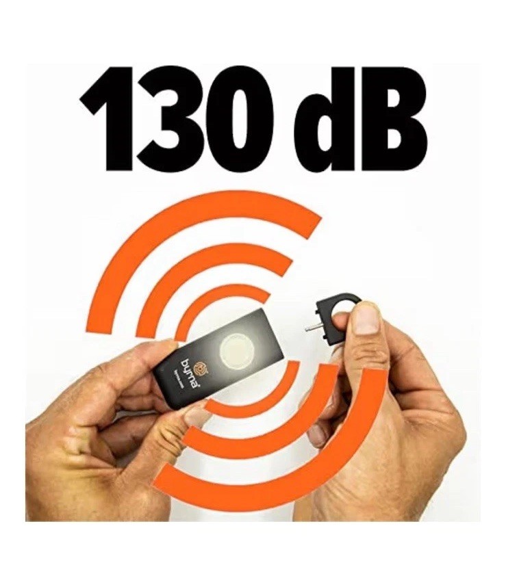 Byrna Banshee Personal Safety Alarm - 130 Db Loud Military Grade Self ...