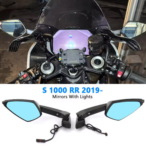 Side Mirror With LED Turn Signal Indicator Rearview Mirror For BMW ...