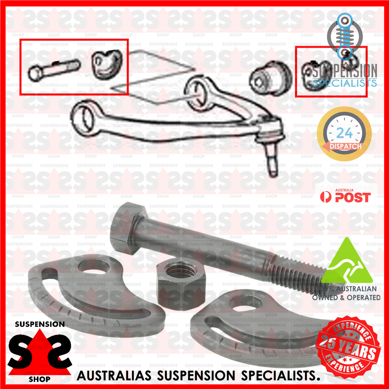 Camber Correction Screw Suit CHEVROLET Suburban 5.3 4WD SUBURBAN (GMT ...